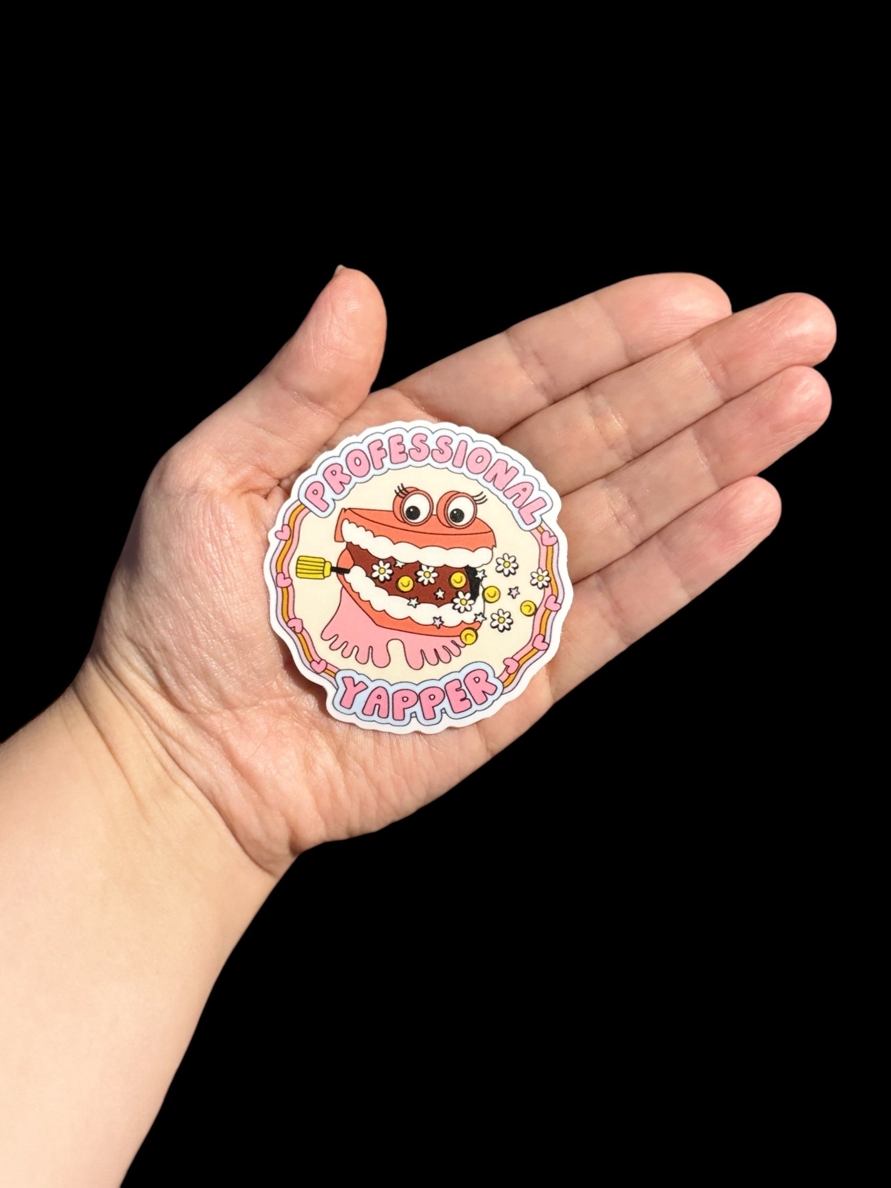 Professional Yapper Sticker – That's Mrs. Laser To You